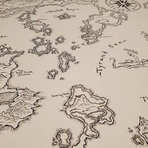 Custom Fantasy Map - Etsy