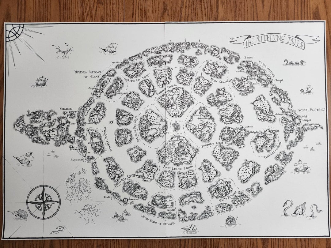 Double Size Map - Etsy