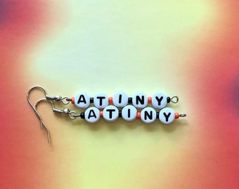 Handmade ATEEZ Atiny Yeosang Hehetmon Drawing Kpop Earrings - Etsy