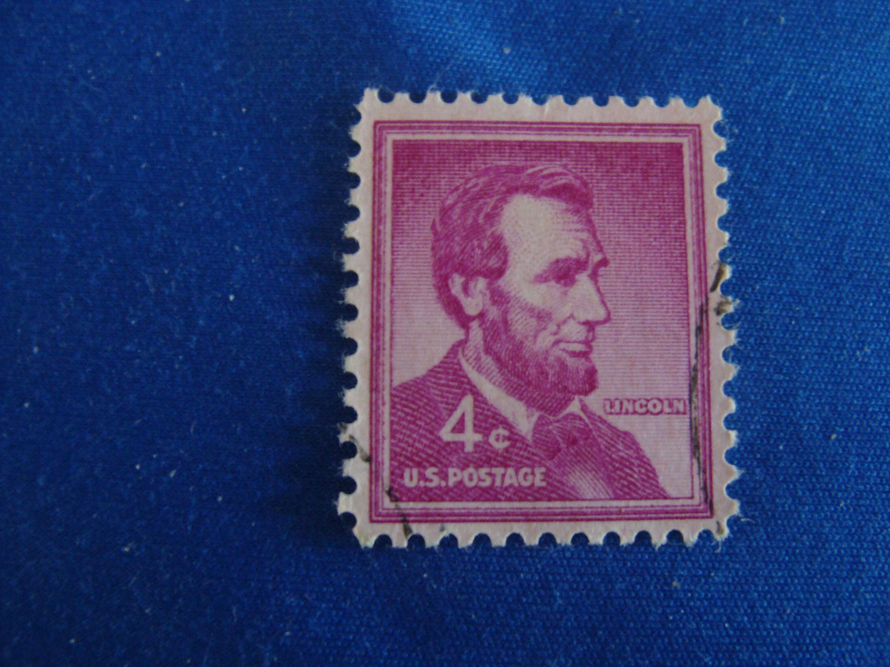 1954 Abraham Lincoln 4 Cent Postage Stamp Used NG - Etsy