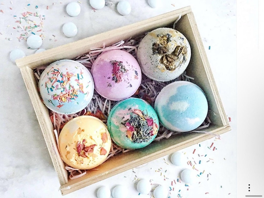 Bath Bombs Set, Handmade Bath Bomb Gift, Spa Gift Set, Shower Bombs ...