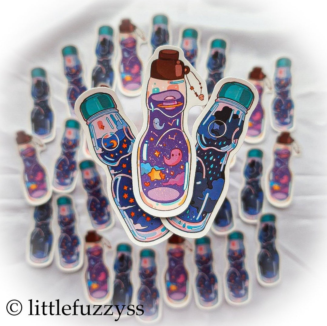 Soda Bottles Sticker Waterproof Matte Vinyl Series Laptop Stickers ...