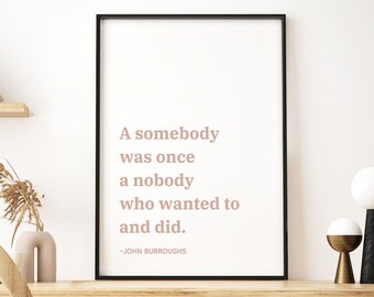John Burroughs Quote - Etsy