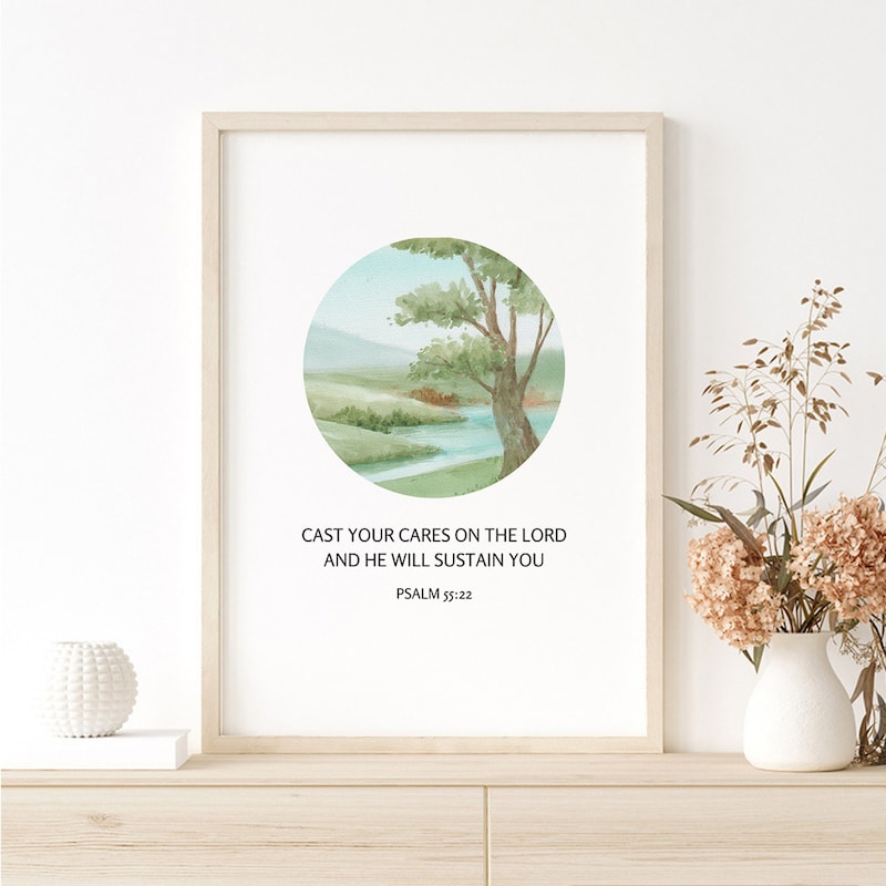 Psalm 55 22 - Etsy
