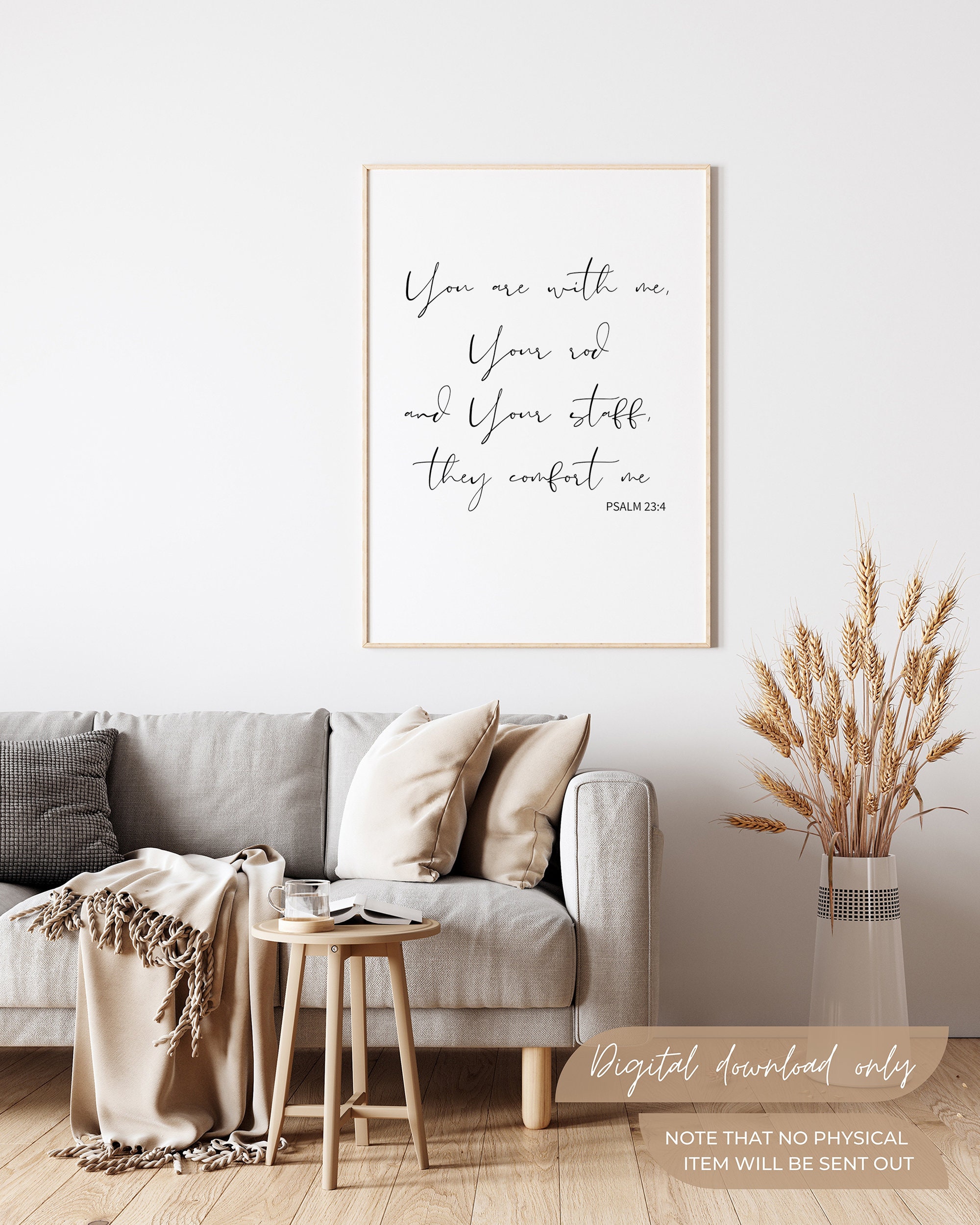 You Are With Me; Your Rod and Your Staff, They Comfort Me | Psalm 23:4 ...