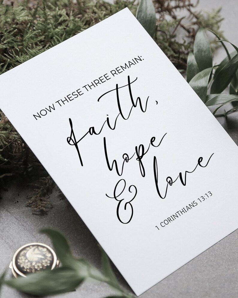Now These Three Remain; Faith, Hope and Love | 1 Corinthians 13:13 ...