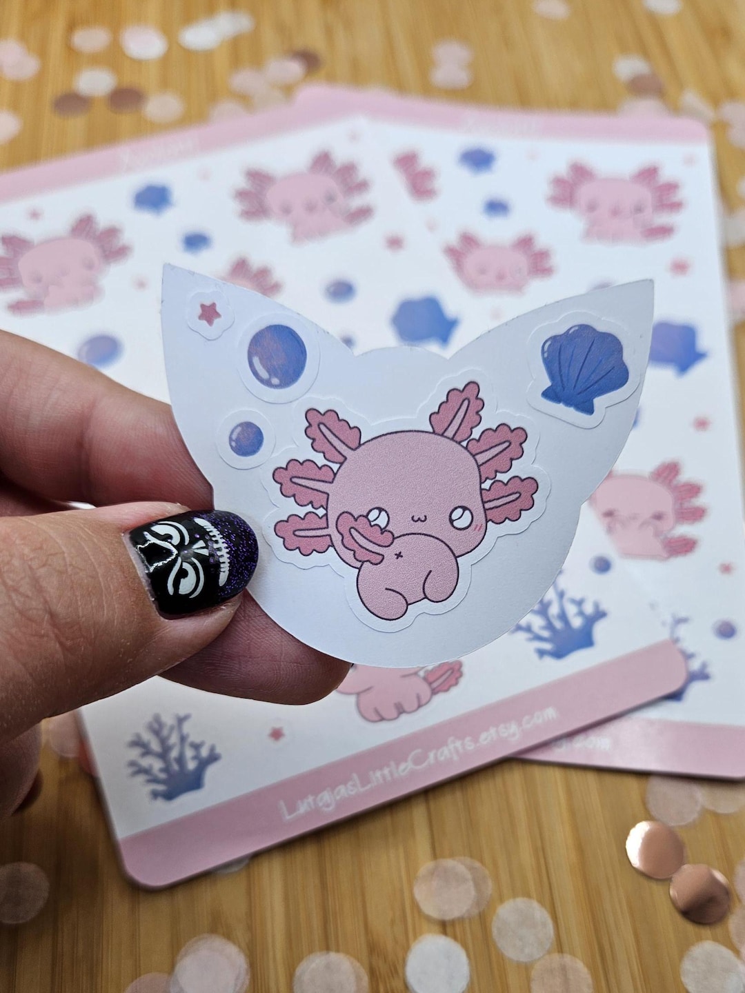 Axolotl Calendar Stickers | Axolotl Bullet Journal Stickers| Icon ...