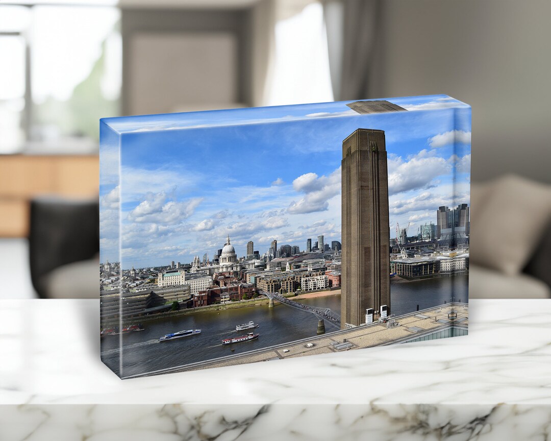 Tate Modern, London, England High Rise Building Near Body Water Lucite ...