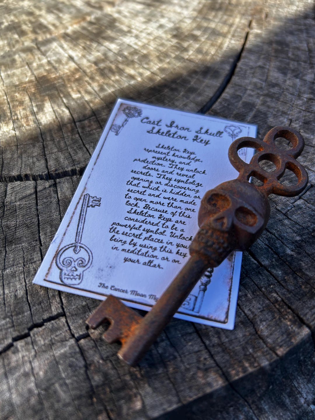 Cast Iron Skull Skeleton Key - Etsy