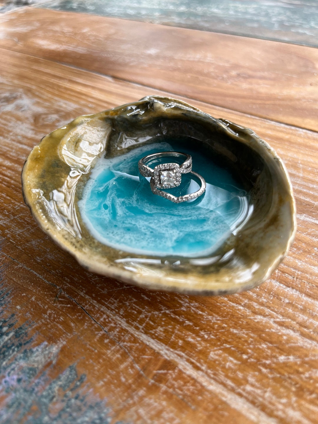 Upcycled North Carolina Clam Shell Ocean-inspired Jewelry Dish - Etsy