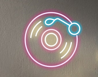 Neon Record Signs - Etsy