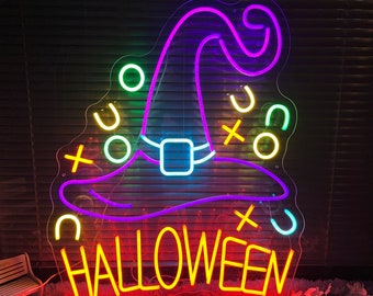 Witch Hat Neon Sign - Etsy