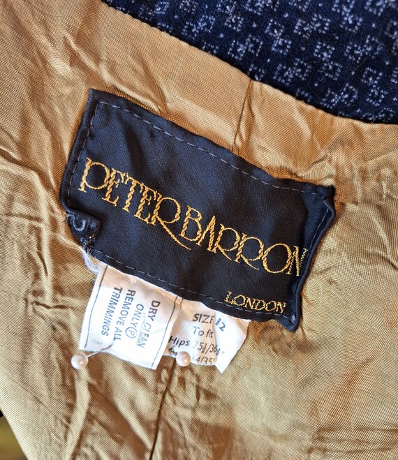 Vintage Peter Barron velvet blazer / jacket - Gem