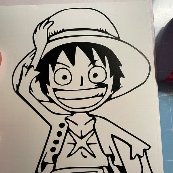 Luffy Decal - Etsy