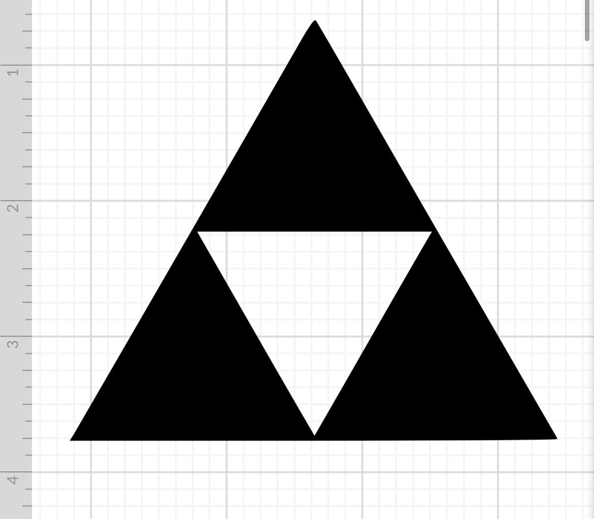 Legend of Zelda Triforce Decal - Etsy