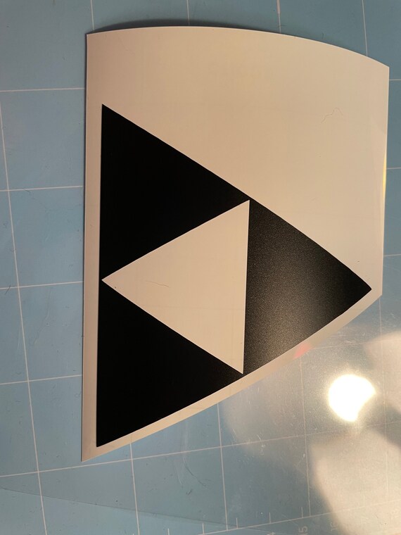 Legend of Zelda Triforce Decal | Etsy