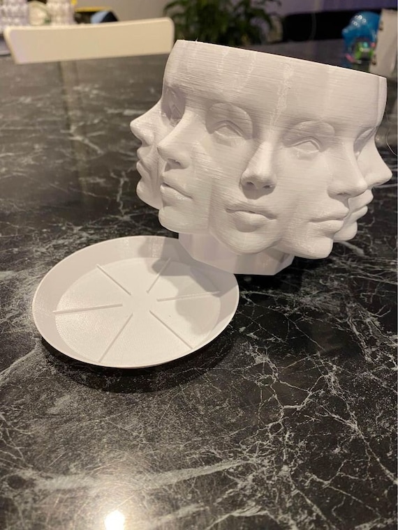 3D Printed Polyface Planter | Etsy