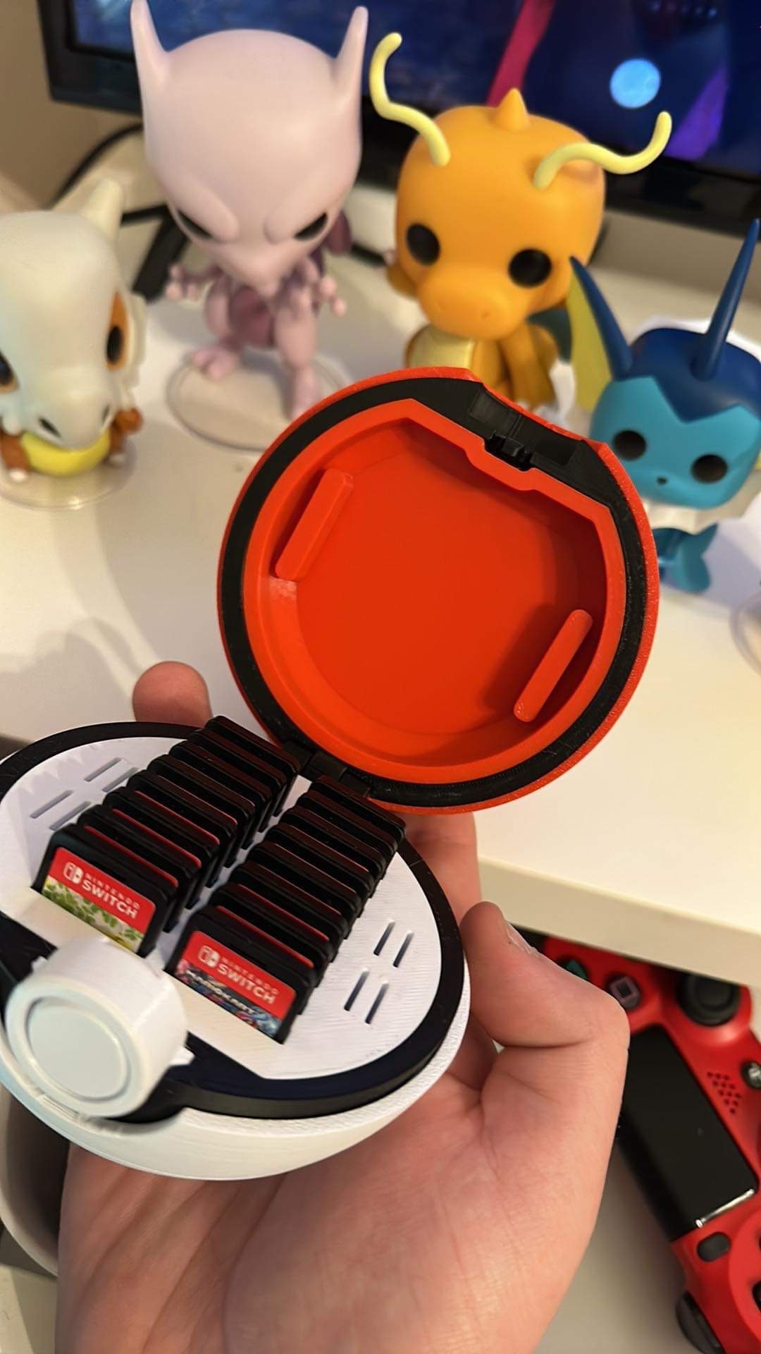 Pokeball Nintendo Switch Game Storage. Pokeball, Great Ball, Ultra Ball ...
