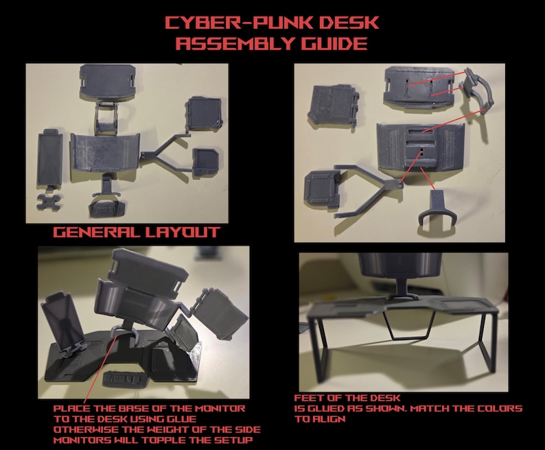 Cyberpunk Workstation 1/12th Scale - Etsy