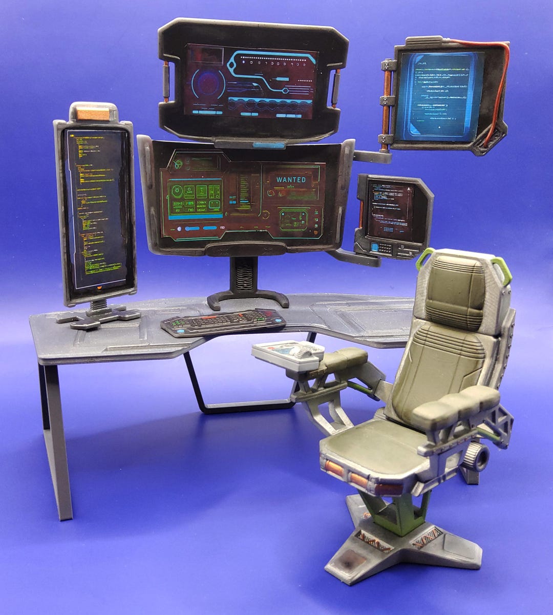 Cyberpunk Workstation 1/12th Scale - Etsy