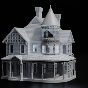 N Scale House 'the Bridgeport' STL Files: 3D Printing Model Train ...