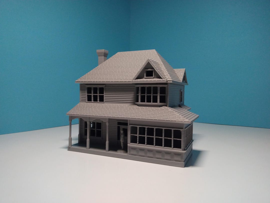 HO Scale House 'the Syracuse I' - 3D Printed - Model Train or Diorama ...