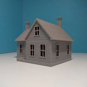 HO Scale House 'the Courtland' - 3D Printed - Model Train or Diorama - Etsy