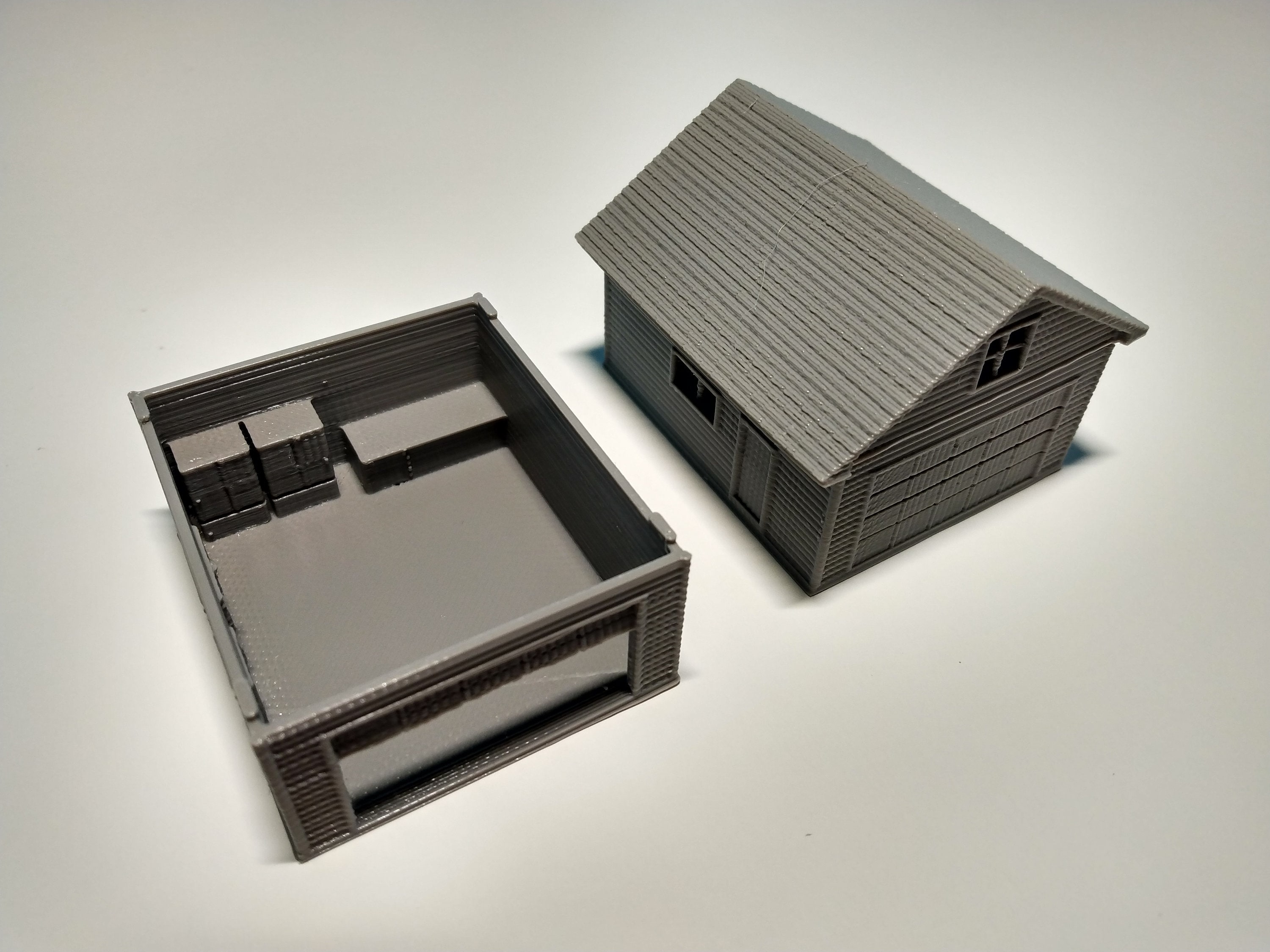 N Scale Garage 3D Printed Model Train or Diorama - Etsy