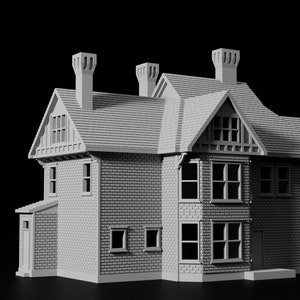 N Scale House 'the Bridgeport' STL Files: 3D Printing Model Train ...