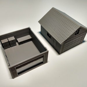 N Scale House 'the Courtland' - 3D Printed - Model Train or Diorama ...