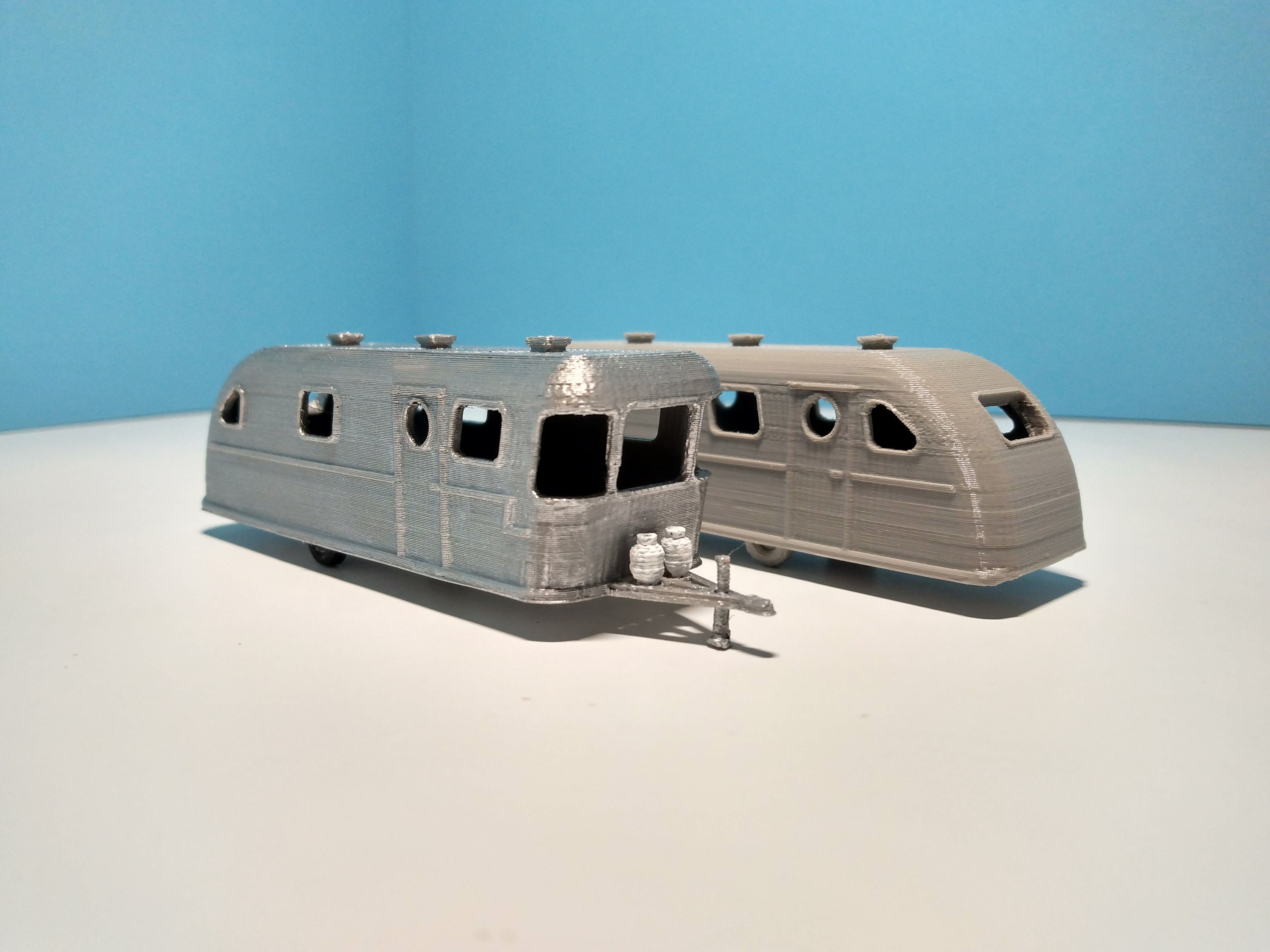 HO Scale Spartan Manor Trailer Coach (x2) - 3D Printed - Model Train or ...