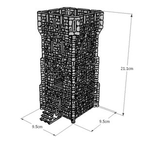 28mm Scale Norman Keep (stonecroft Castle) - STL Files for 3D Printing ...