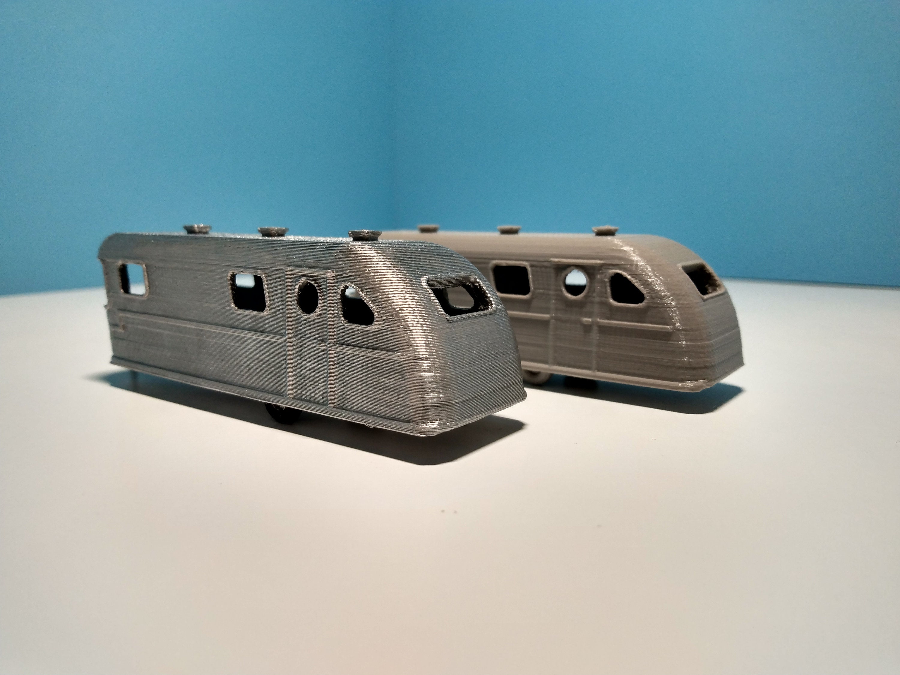 HO Scale Spartan Manor Trailer Coach (x2) - 3D Printed - Model Train or ...