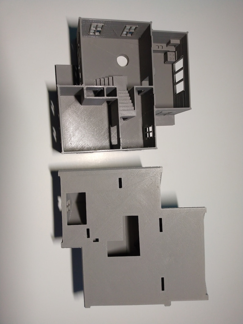 HO Scale House 'the Courtland' - 3D Printed - Model Train or Diorama - Etsy