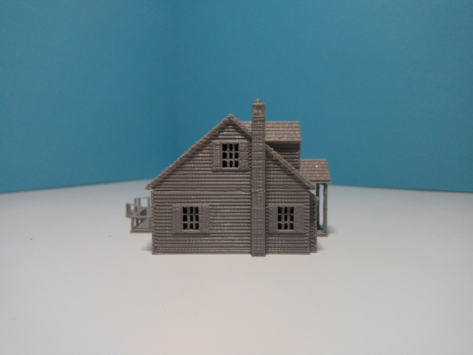 N Scale House 'the Centerpoint' 3D Printed Model Train or Diorama - Etsy