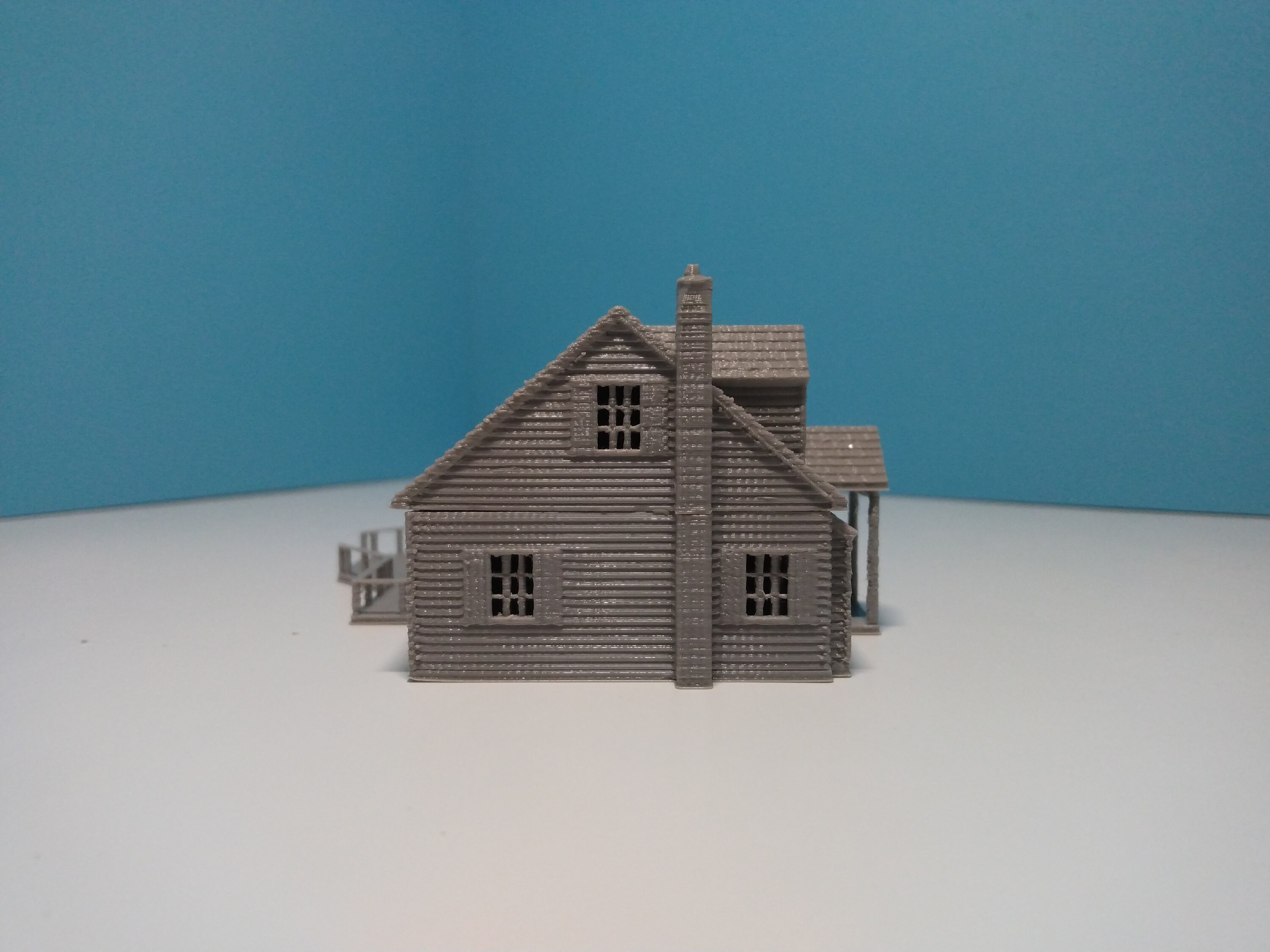 N Scale House 'the Centerpoint' 3D Printed Model Train or Diorama - Etsy