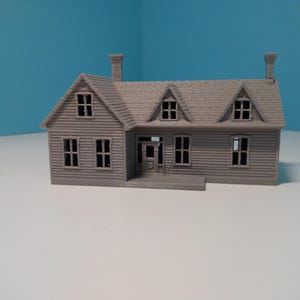 N Scale House 'the Courtland II' - 3D Printed - Model Train or Diorama ...