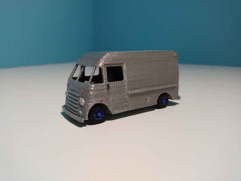 HO Scale 1961 Grumman Olson Kurbside Work Van - 3D Printed - Model ...