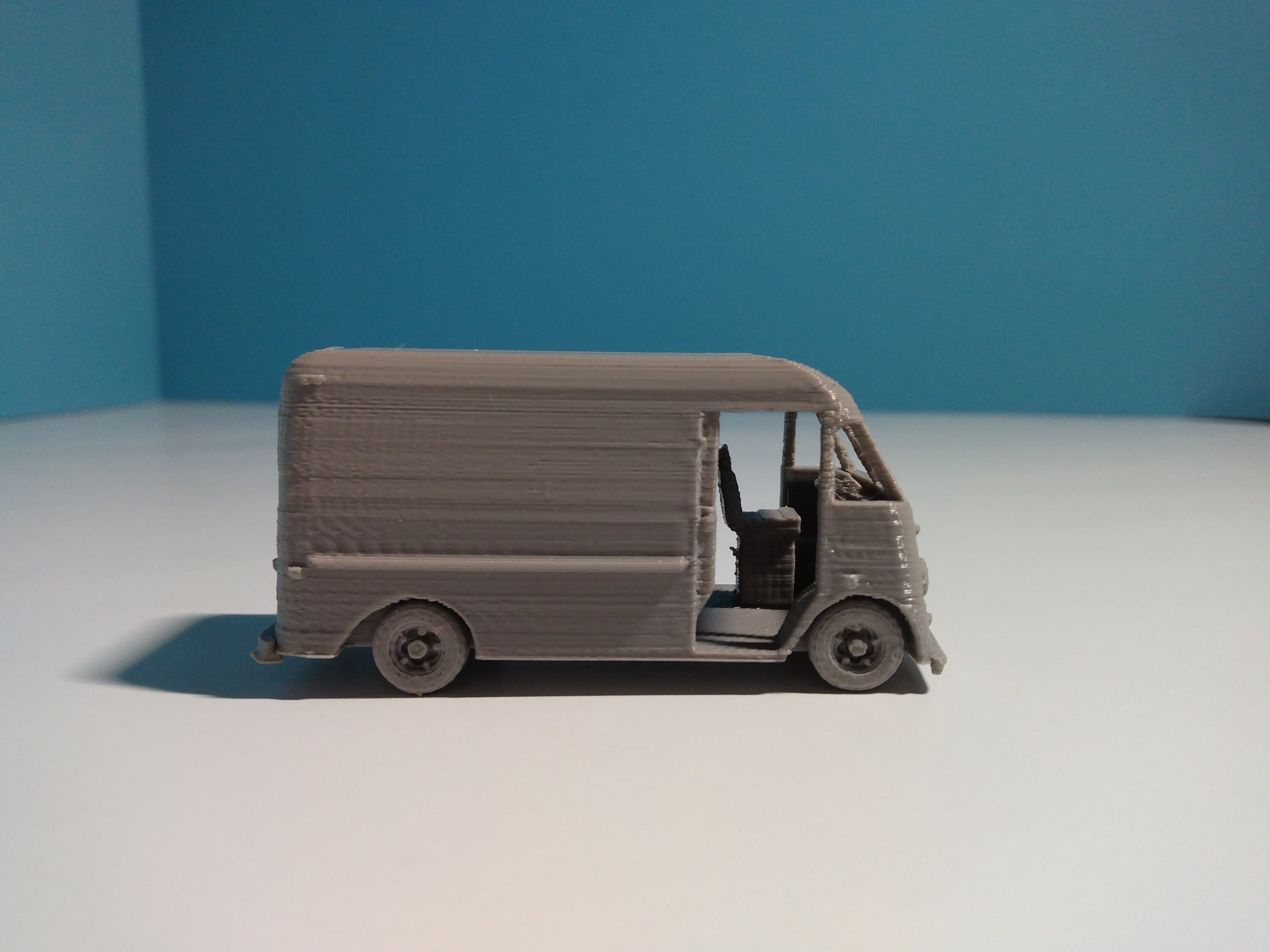 HO Scale 1961 Grumman Olson Kurbside Work Van - 3D Printed - Model ...