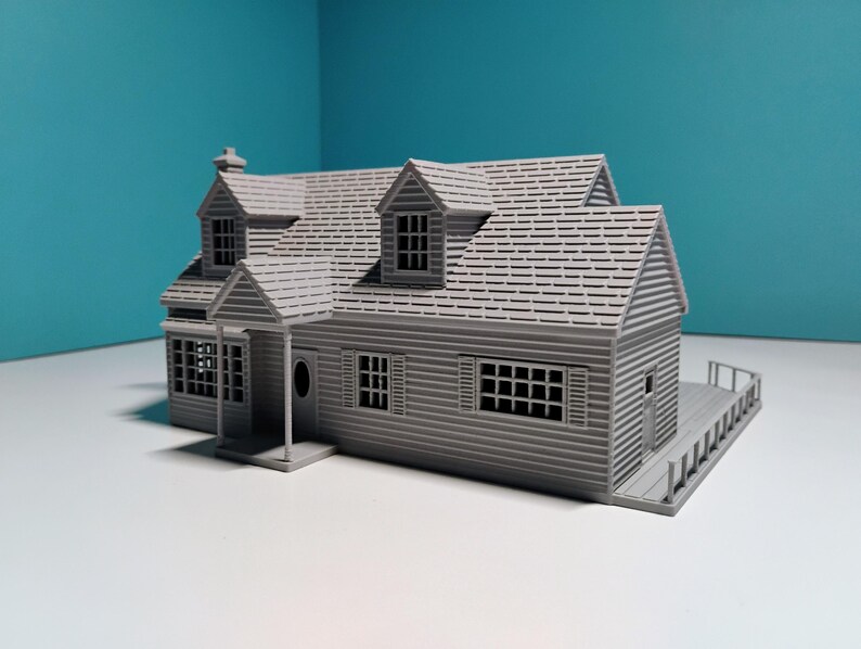 HO Scale House 'the Centerpoint' - 3D Printed - Model Train or Diorama ...