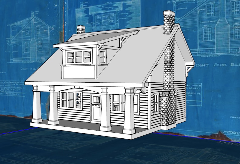 N Scale House 'the Sunbeam' - 3D Printed - Model Train or Diorama - Etsy