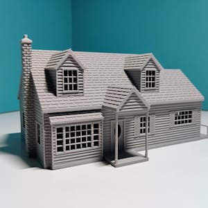 HO Scale House 'the Centerpoint' - 3D Printed - Model Train or Diorama ...