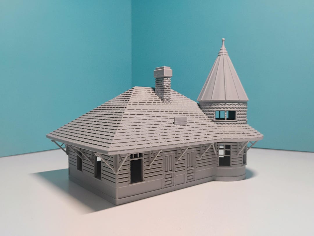 HO Scale Historic 'don Station' (variant 1) - 3D Printed - Model Train ...