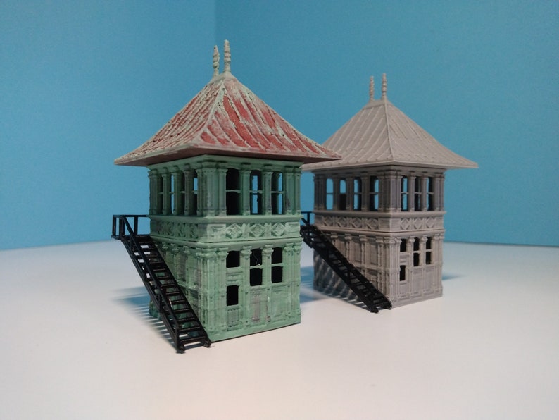 N Scale Railroad 'tower C' 3D Printed Model Train - Etsy