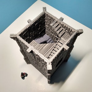 28mm Scale Norman Keep (stonecroft Castle) - STL Files for 3D Printing ...