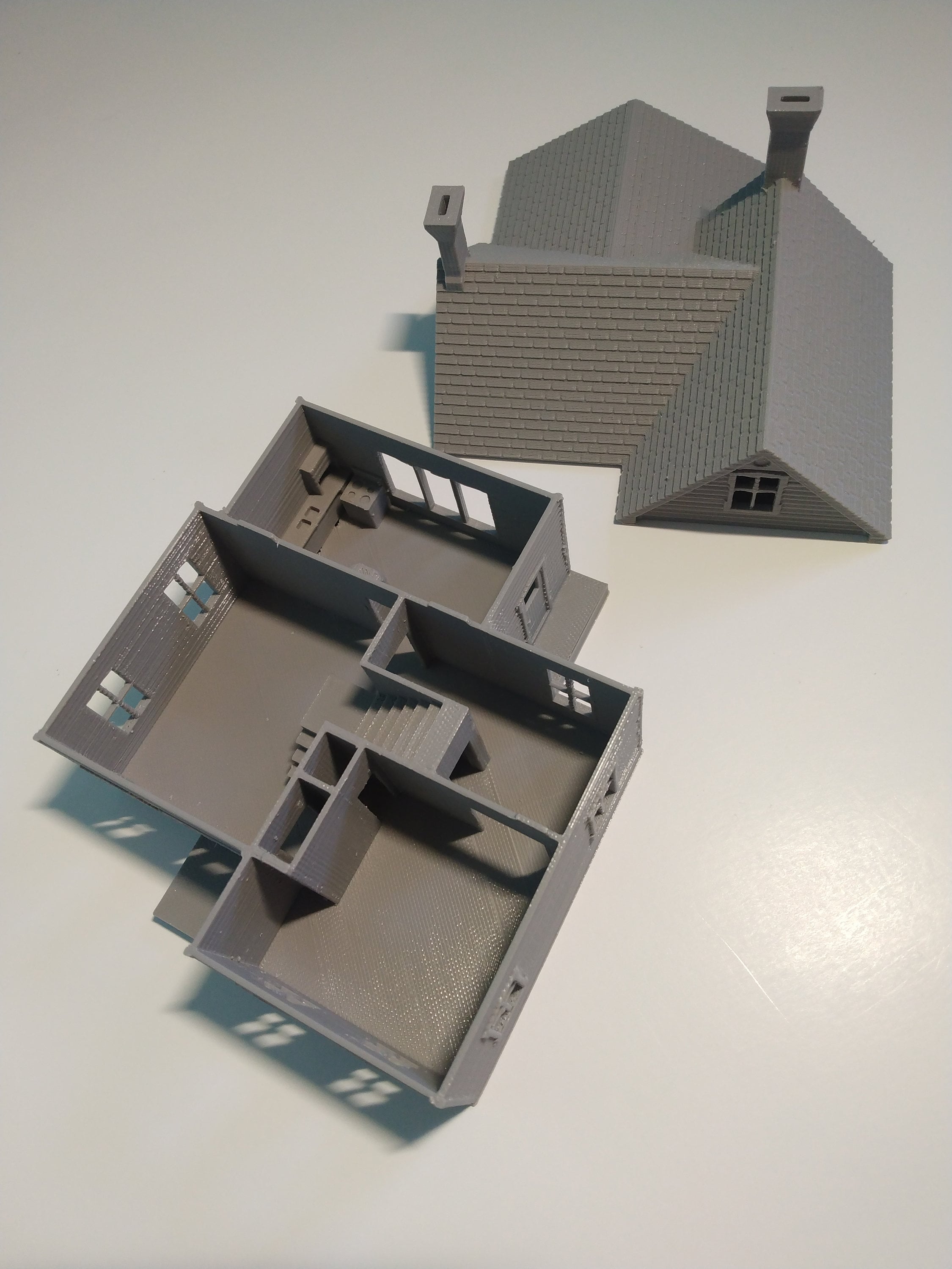 HO Scale House 'the Courtland' 3D Printed Model Train or Diorama - Etsy