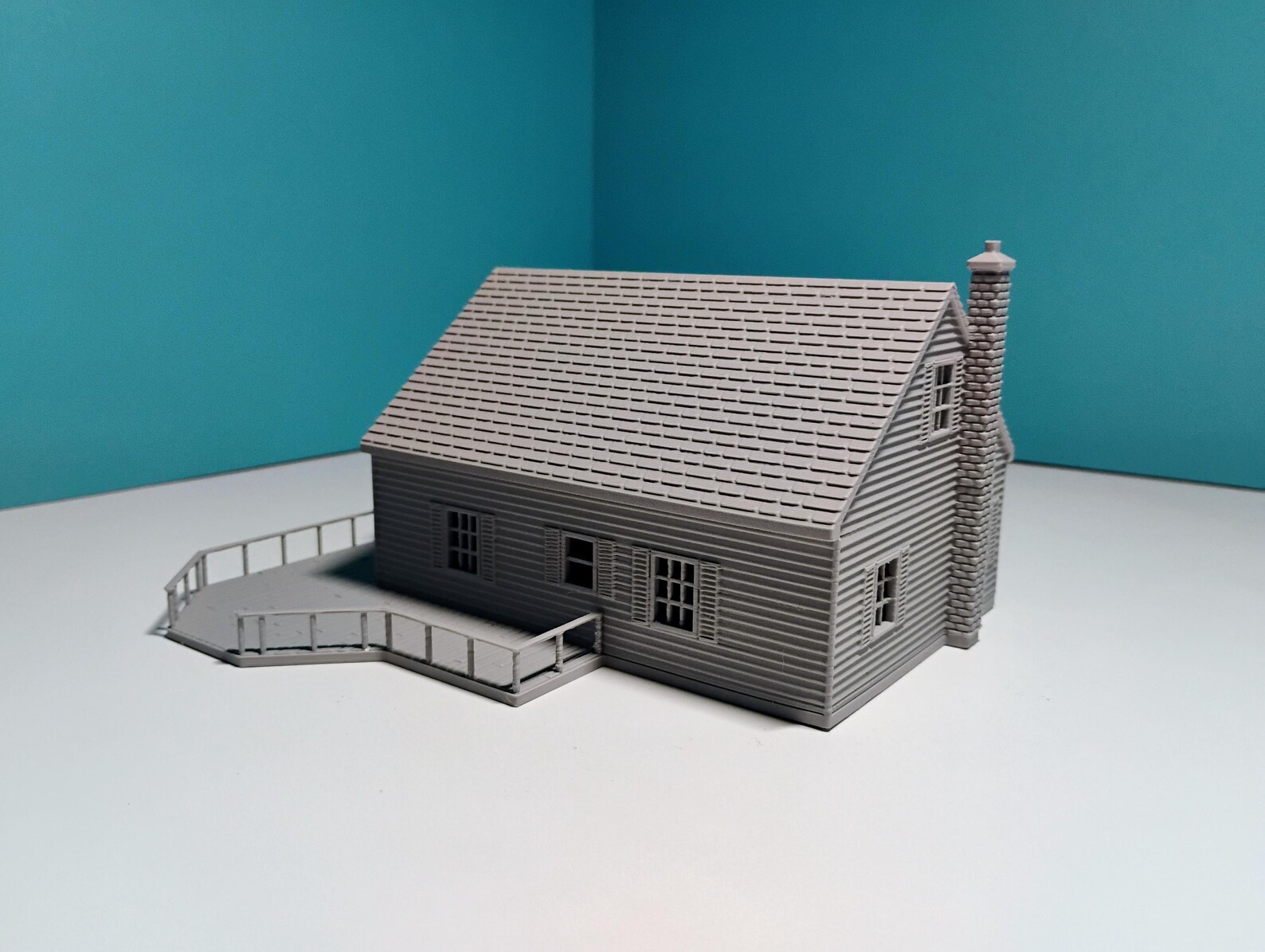 HO Scale House 'the Centerpoint' - 3D Printed - Model Train or Diorama ...