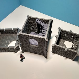 28mm Scale Norman Keep (stonecroft Castle) - STL Files for 3D Printing ...