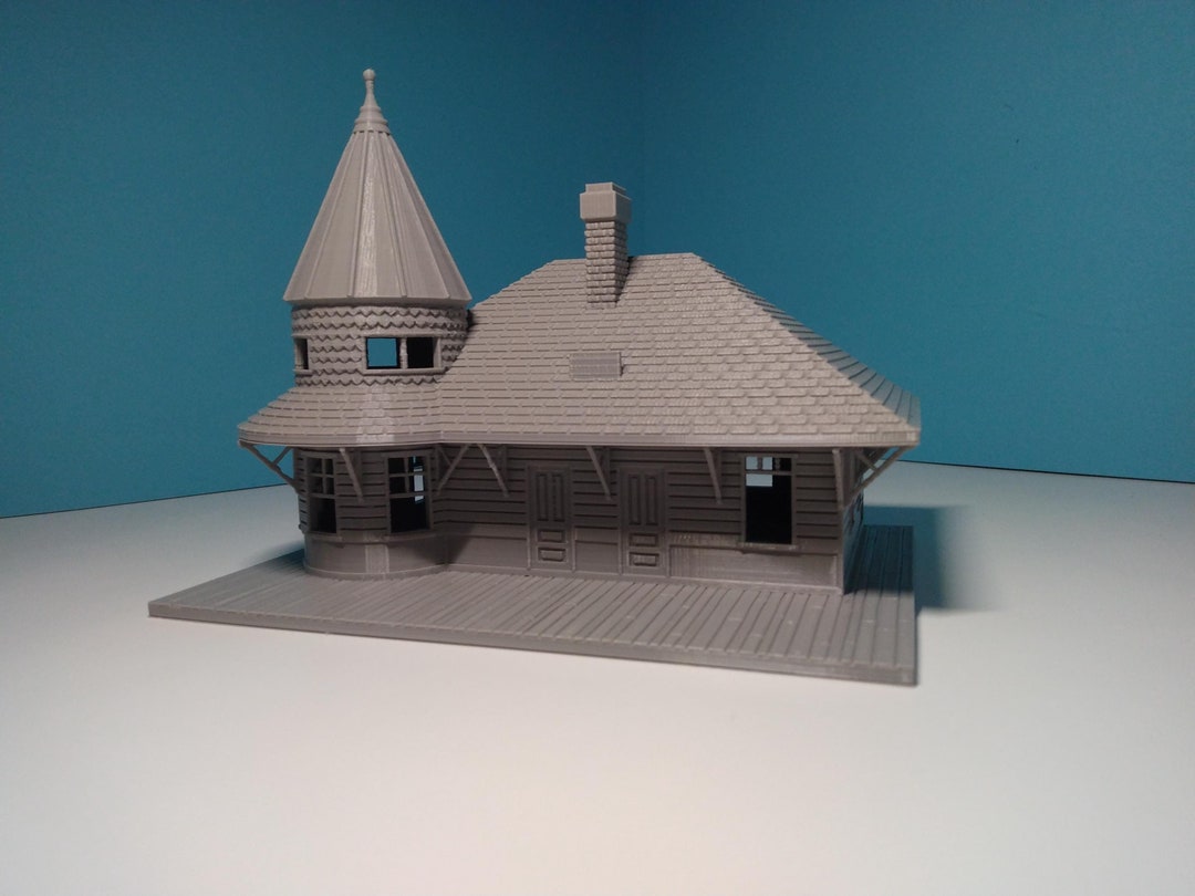 HO Scale Historic 'don Station' - 3D Printed - Model Train or Diorama ...