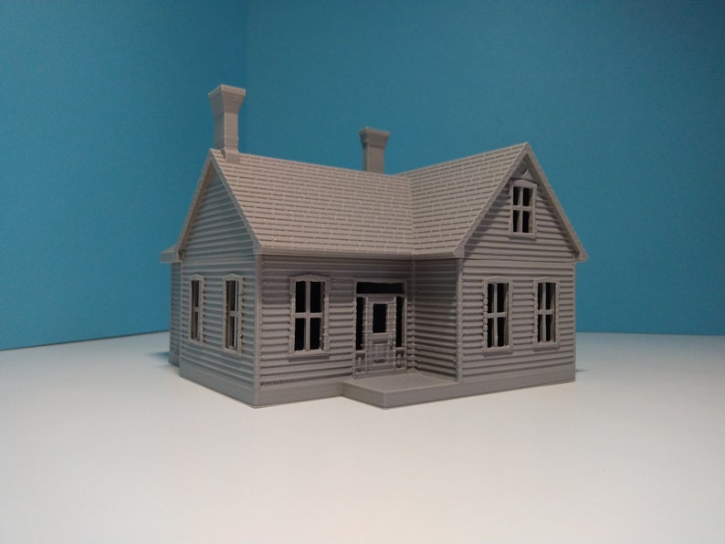 HO Scale House 'the Courtland' - 3D Printed - Model Train or Diorama - Etsy